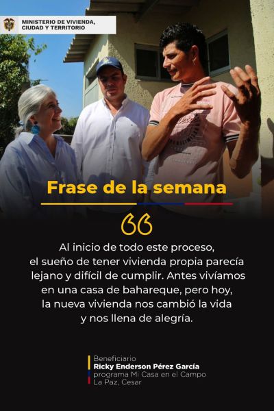 Frase de la semana | Minvivienda